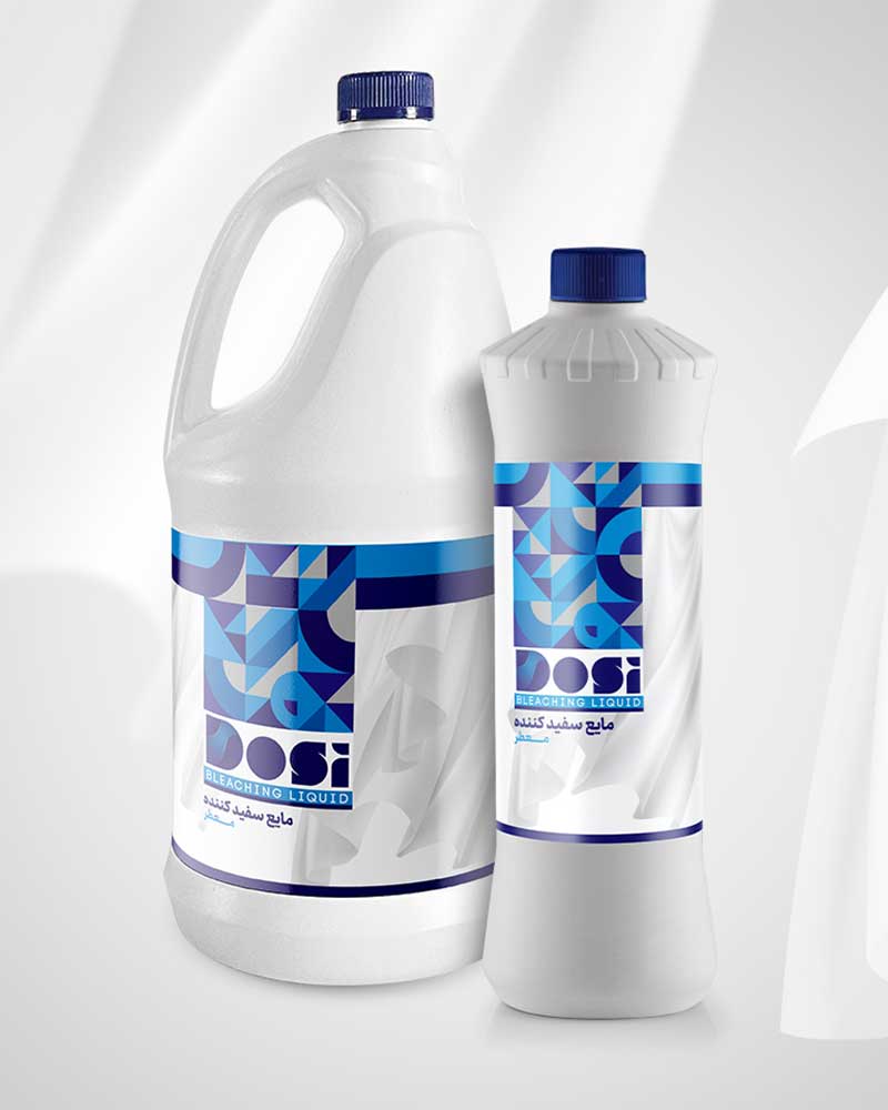 Packaging Design for DOSI’s 4 Liter Bleach and Scale Remover | ایکاس